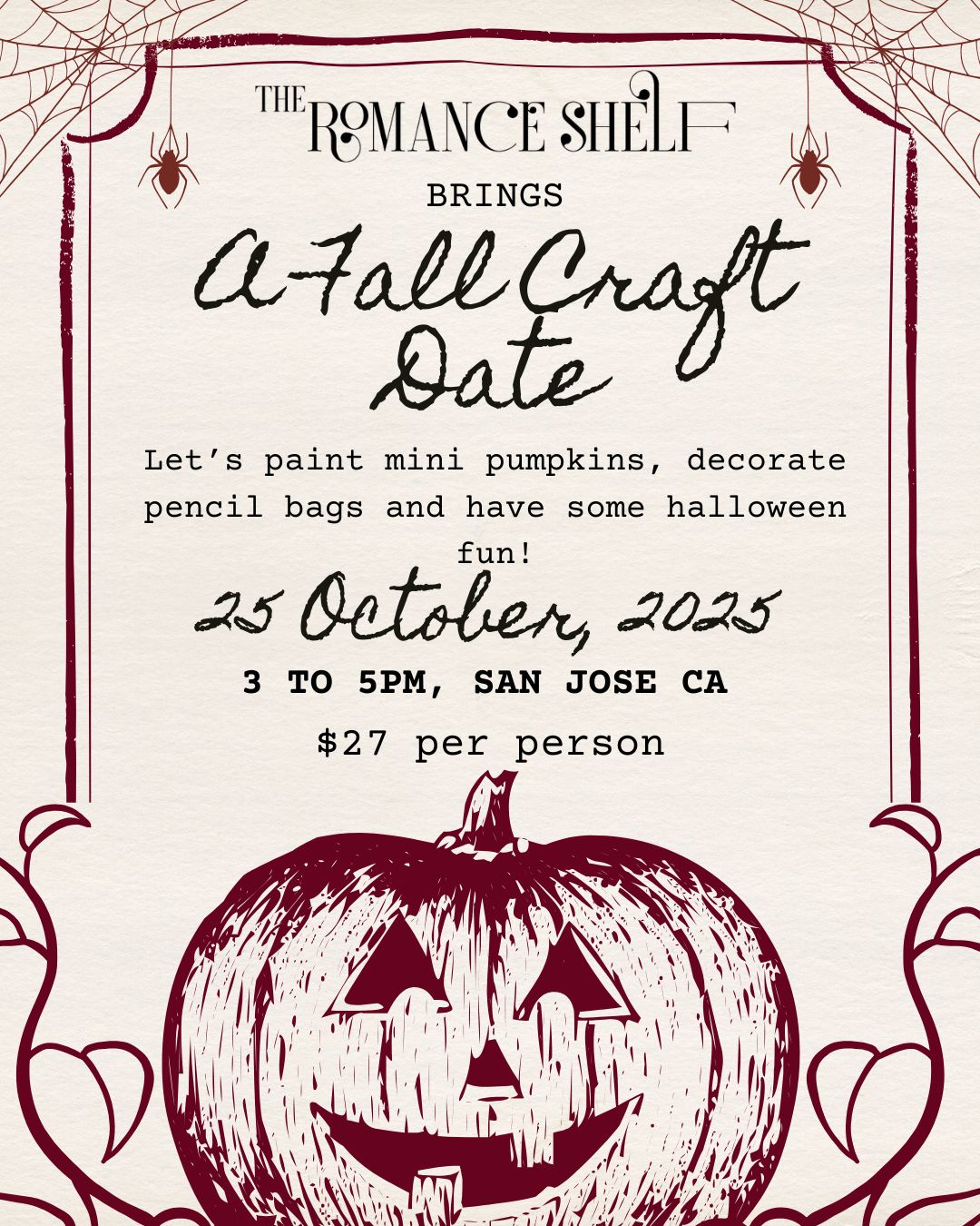 A Fall Craft Date – The Romance Shelf